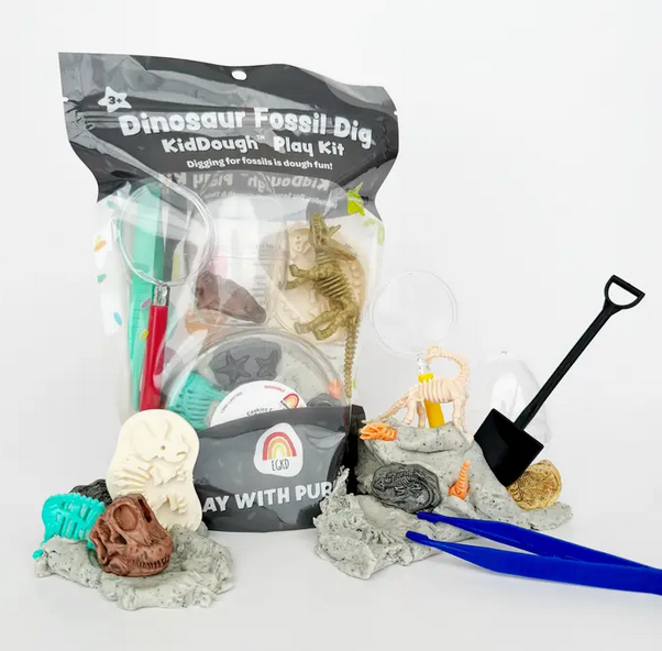Dinosaur Fossil Dig (Cookies & Cream) Kiddough Play Kit – The Children ...