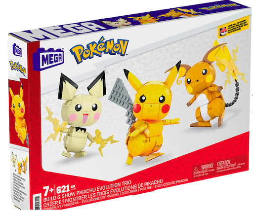 Mega Pokemon - Pikachu Evolution Trio – The Children's Treehouse