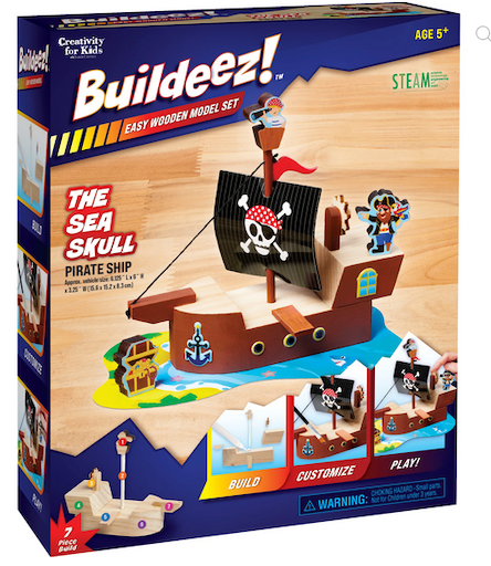 Buildeez! The Sea Skull Pirate Ship – The Children's Treehouse