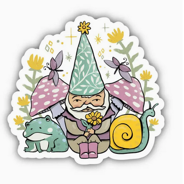 Elf and Frogs Fairytale Sticker – The Children's Treehouse