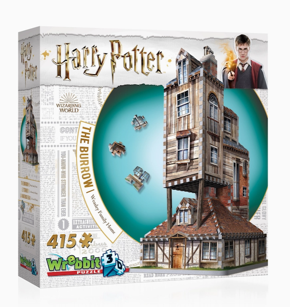 Harry Potter: The Burrow, Weasley Family Home 3D Puzzle – The Children ...
