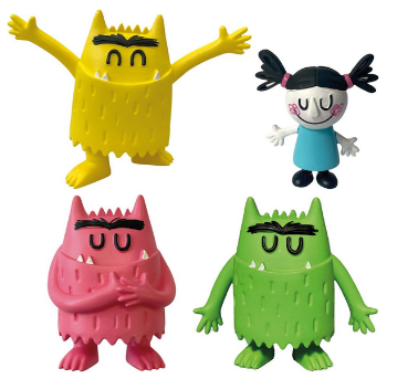 The Colour Monster and Nuna - Set of 4 Figurines – The Children's Treehouse