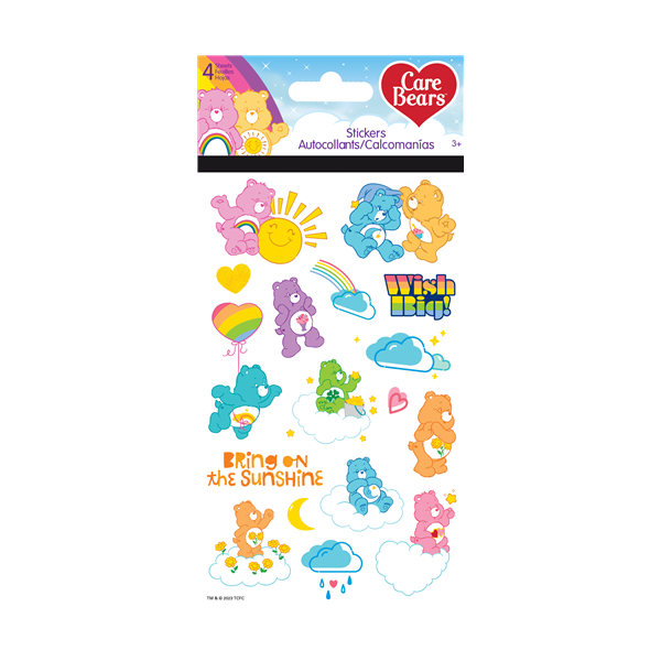 Care Bears Stickers - 4 Sheets – The Children's Treehouse