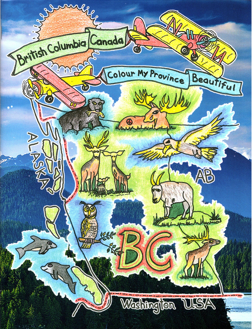 British Columbia Canada: Colour My Province Beautiful – The Children's ...